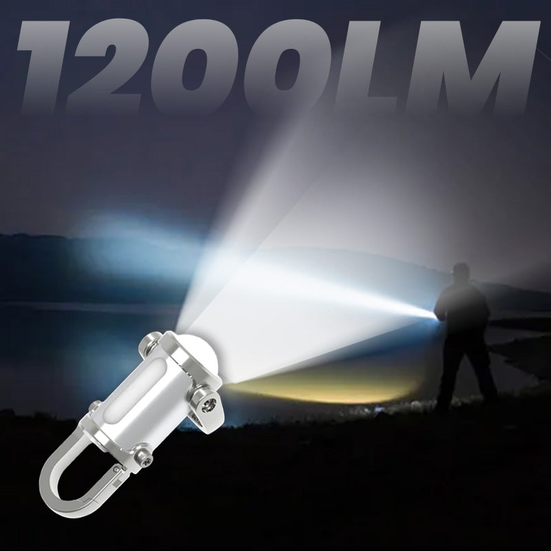 🔥Hot Sale🔥1200LM Super Bright Mini Keychain Flashlight Waterproof ...